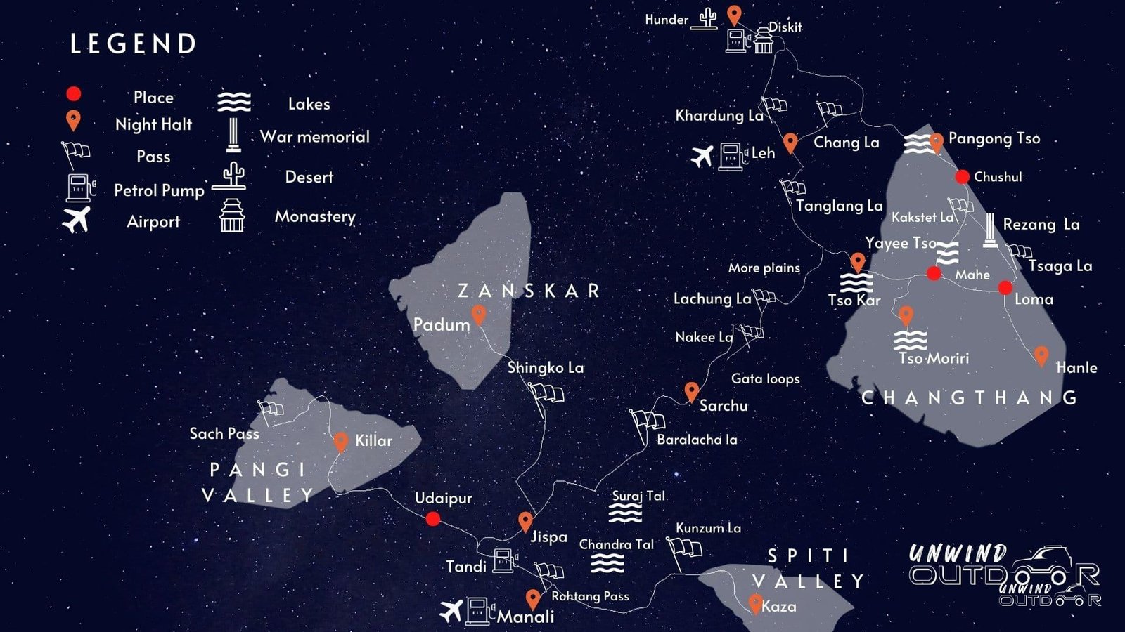 Roof Of The World - Manali to Leh Road Trip - Unwind Outdoor